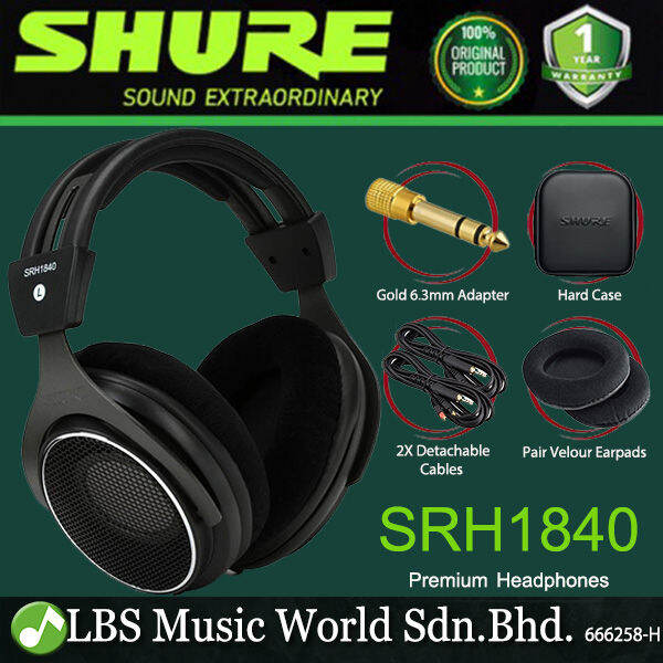 Shure Srh840 Headphones Used Shure SRH1840 Professional Open-Back ...