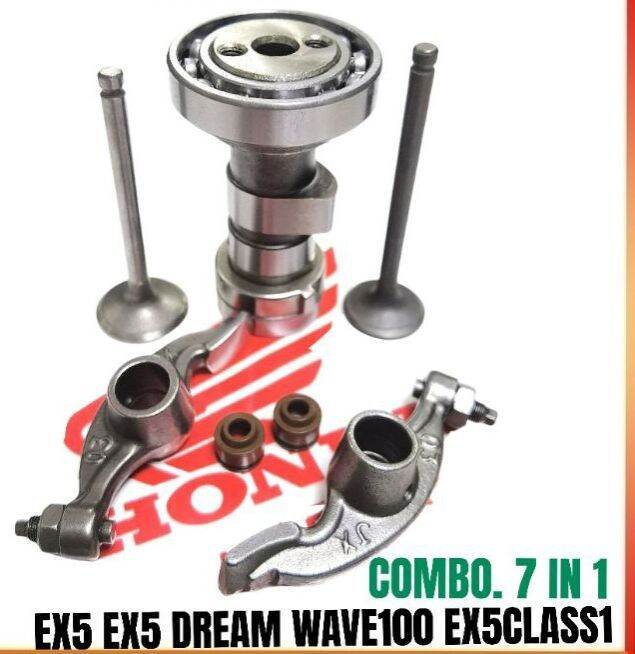 EX5 DREAM WAVE100 EX5CLASS1 COMBO 7 IN1 CAM SHAFT + VALVE SET +VALVE ...
