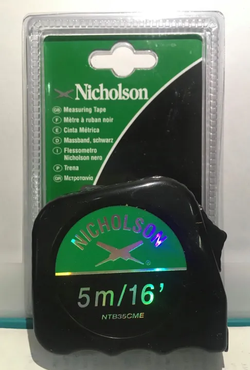 Nicholson Tape Measure 5 Meters / 16 feet | Lazada PH