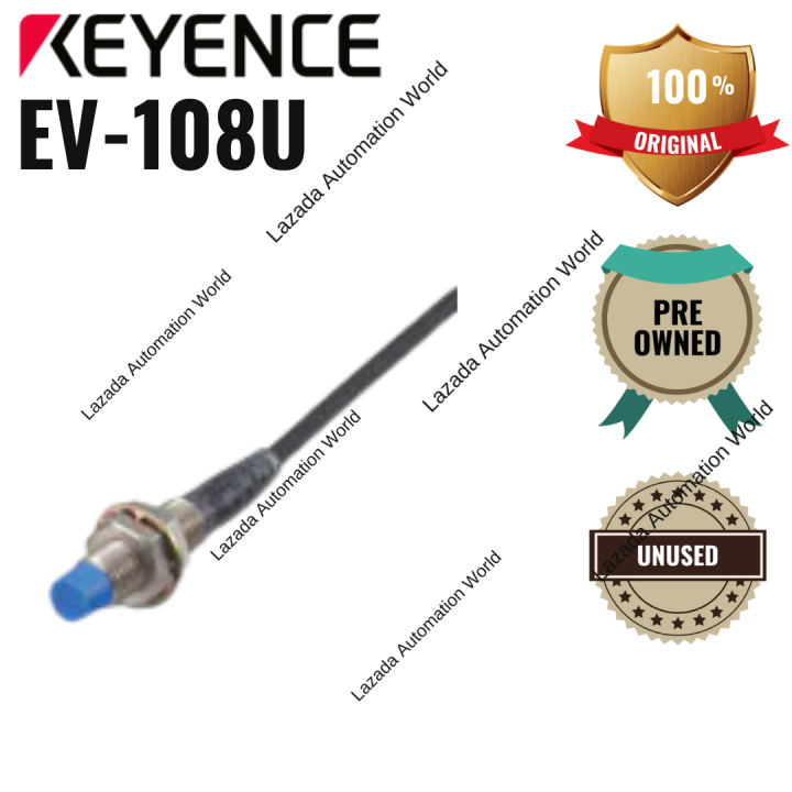 Keyence Sensor EV-108U INDUCTIVE SENSOR Unshielded Type, M8 EV108U EV108 EV10 EV1 EV EV-108 EV ...