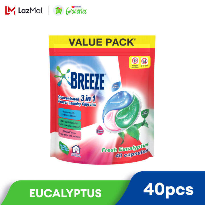 Breeze 3in1 Eucalyptus Capsules 420g | Lazada
