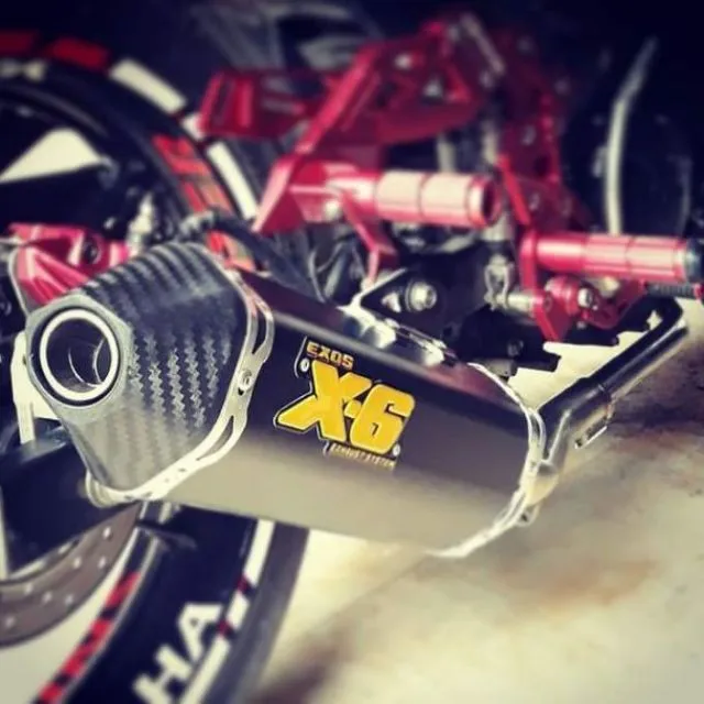( UPSCALE ) EXOS X6 Fury125Wave100125DashSmashXrm Full Exhaust System ...