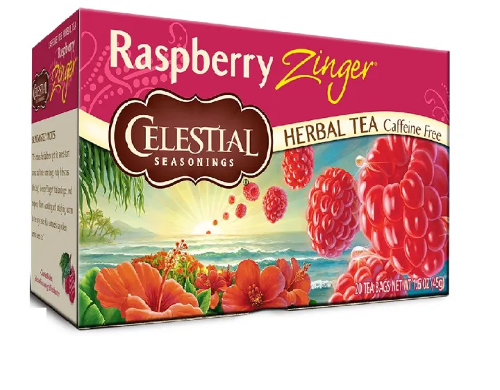 Celestial Seasonings Raspberry Zinger Herbal Tea (20 bags) | Lazada PH