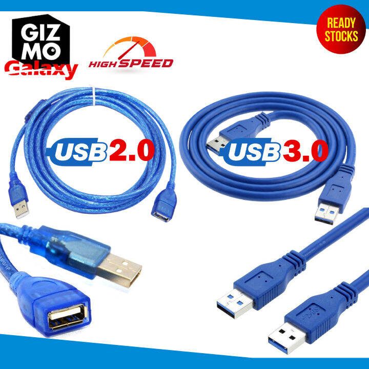 High Speed USB Extension Cable AM Male to AF Female USB 3.0/2.0 ...