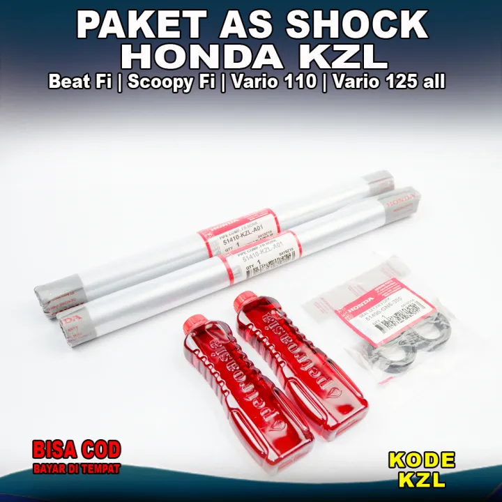 Paket As Shock Depan KZL Honda Beat fi, Scoopy fi, Vario 110 & Vario ...
