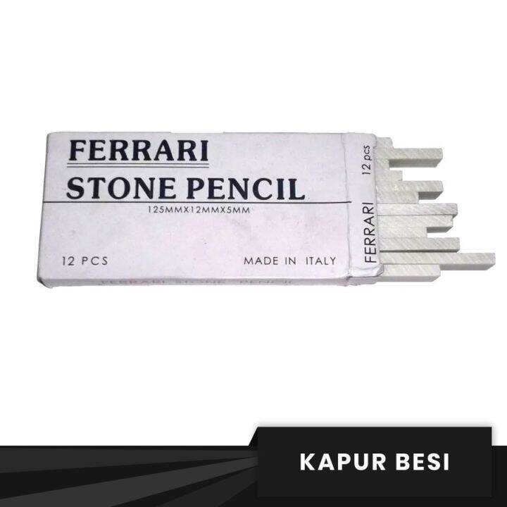 PER KOTAK Ferrari Stone Pencil - Kapur Besi - 125 x 12 x 5 mm/KAPUR ...