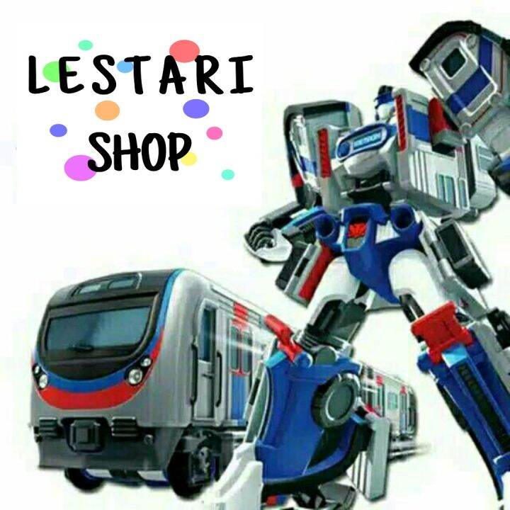 MAINAN ANAK KERETA MRT BERUBAH JADI ROBOT KEREN MAINAN ANAK ROBOT ...
