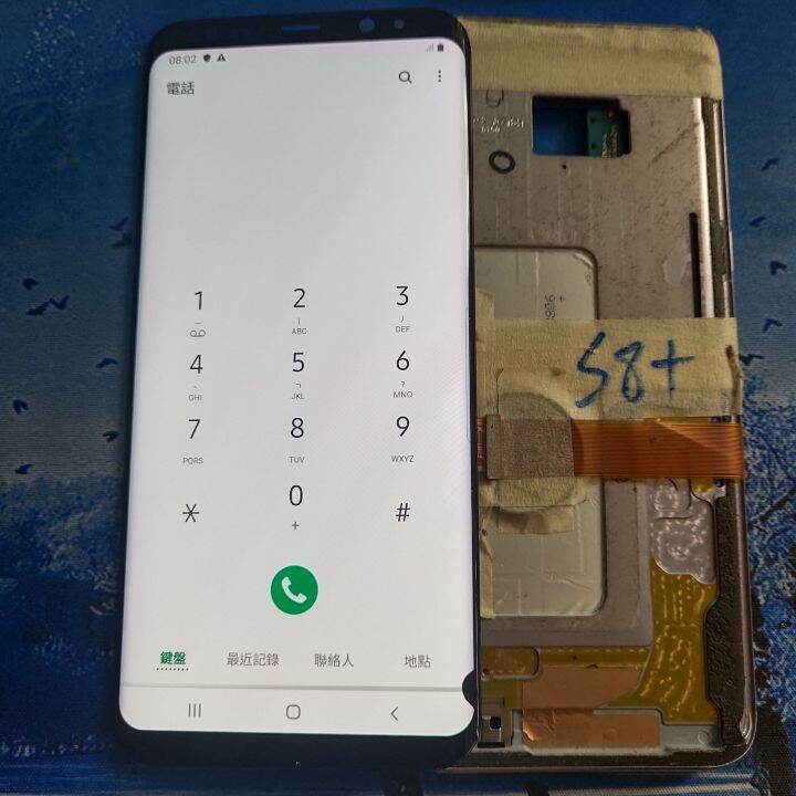 Bluesky ban đầu được sử dụng dòng điểm Ghi cho Samsung Galaxy S8 G950 g950f Màn hình LCD S8 cộng ...