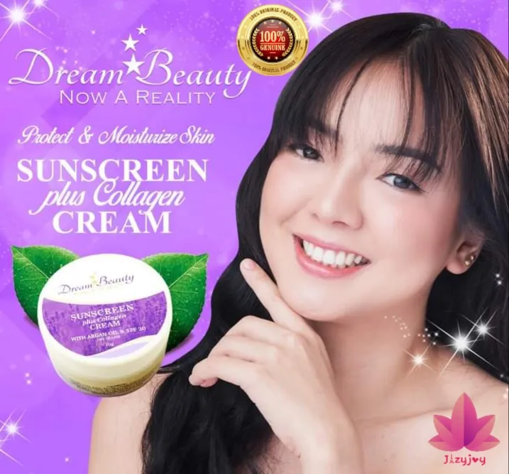 DREAM BEAUTY SUNSCREEN CREAM w/ COLLAGEN & ARGAN OIL 10 GRAMS | Lazada PH