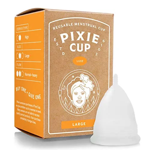 Pixie Menstrual Cup - Most Comfortable Authentic Reusable Period Cup ...