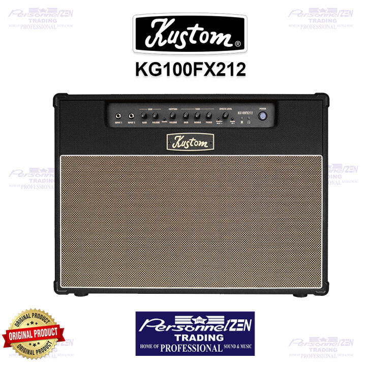 Kustom KG100FX212 Dual 12" 100 watts two-channel combo Guitar amplifier ...