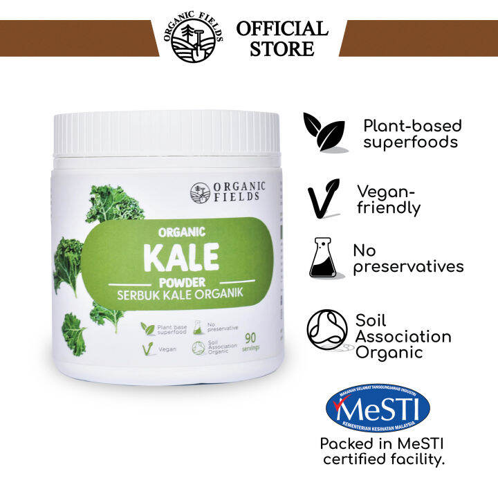 ORGANIC FIELDS Organic Kale Powder | Lazada