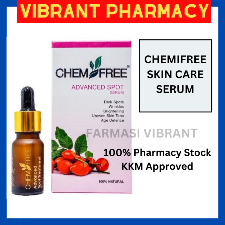 CHEMFREE / CHEMIFREE SERUM & ESSENCE (100% NATURAL) ADVANCED SPOT SERUM ...