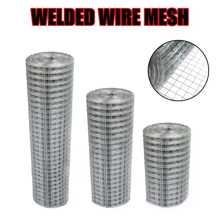1X1 Inch Welded Galvanised Wire Mesh Fence Aviary Rait Hutch Chicken ...