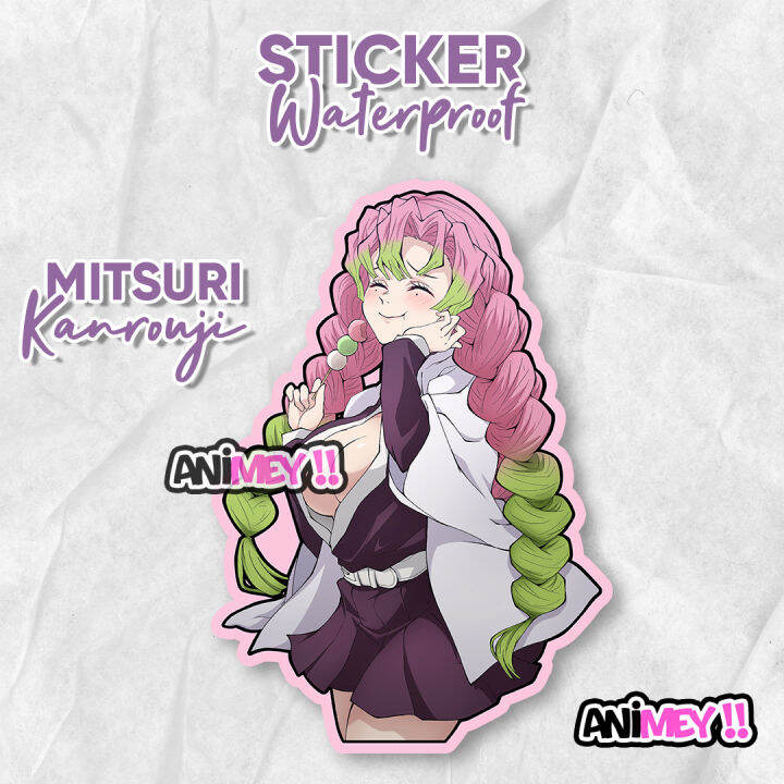 Stiker Mitsuri Kanrouji / Sticker Anime Waterproof | Lazada Indonesia