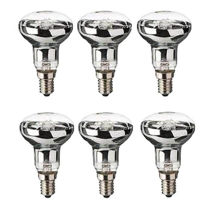 6PACK Reflector Spotlight R50หลอดไส้หลอดไฟ25W 40W SES E14หรี่แสงได้ ...