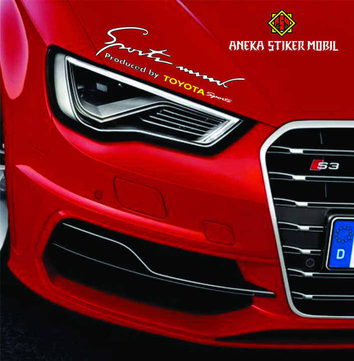 STIKER SPORTMIND BY TOYOTA SPORT STIKER MOBIL TOYOTA SPORT | Lazada ...