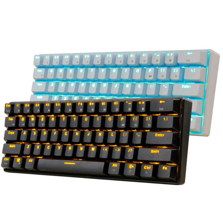 RK61 Wireless Bluetoot Mechanical Gaming Keyboard 61 Keys RGB Single ...