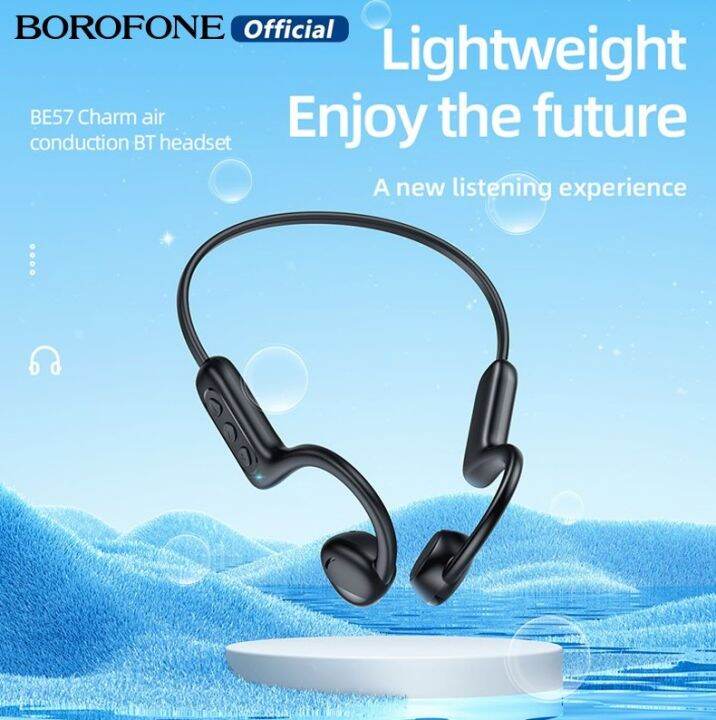 BOROFONE 100% Original BE57 Air Conduction Wireless Earbuds Bluetooth ...