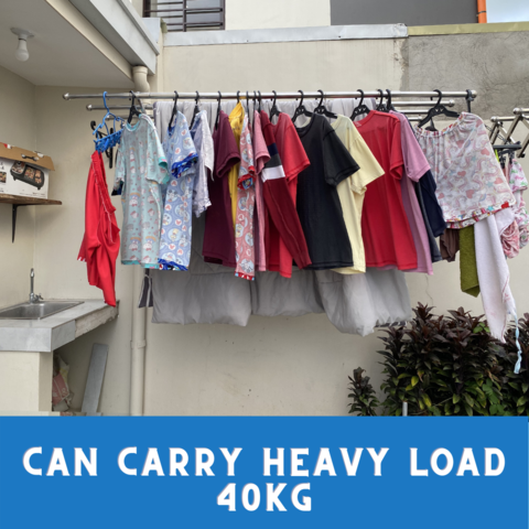 4 Pole Sampayan Xpress Space Saver Stainless Steel Laundry Drying Rack ...