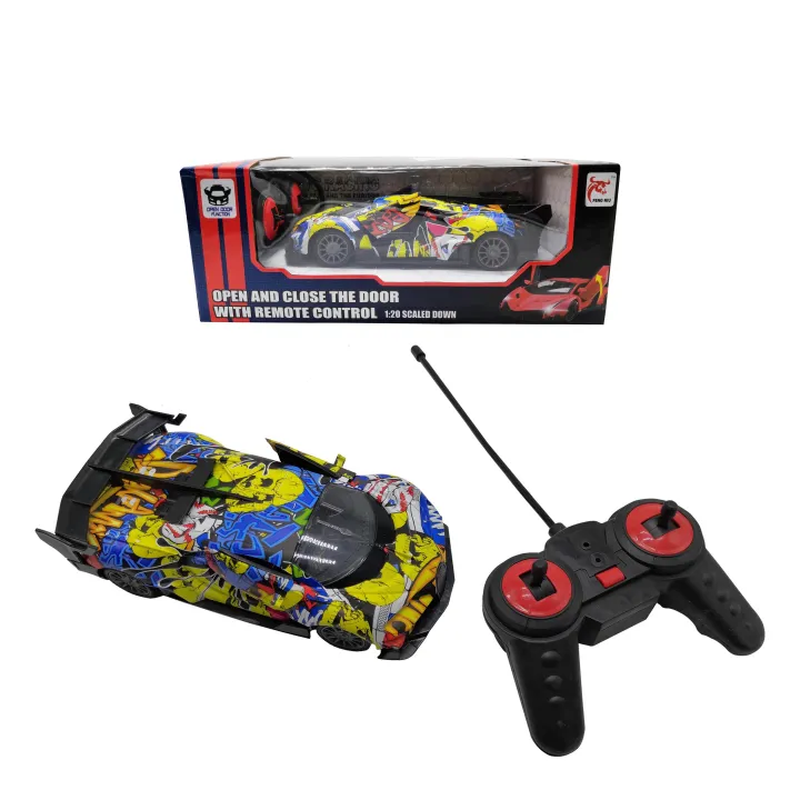 Remote Control Car Graffiti Design with Open Door Function 1:20 Scale ...