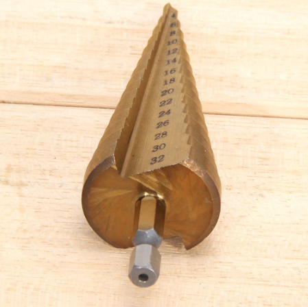 Durable 4-32MM Metal Hex Titanium Step Cone Drill Bit Hole Cutter ...