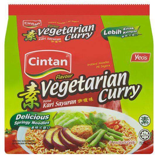 Cintan Instant Noodles Flavour Vegetarian Curry 5pkt*71g | Lazada