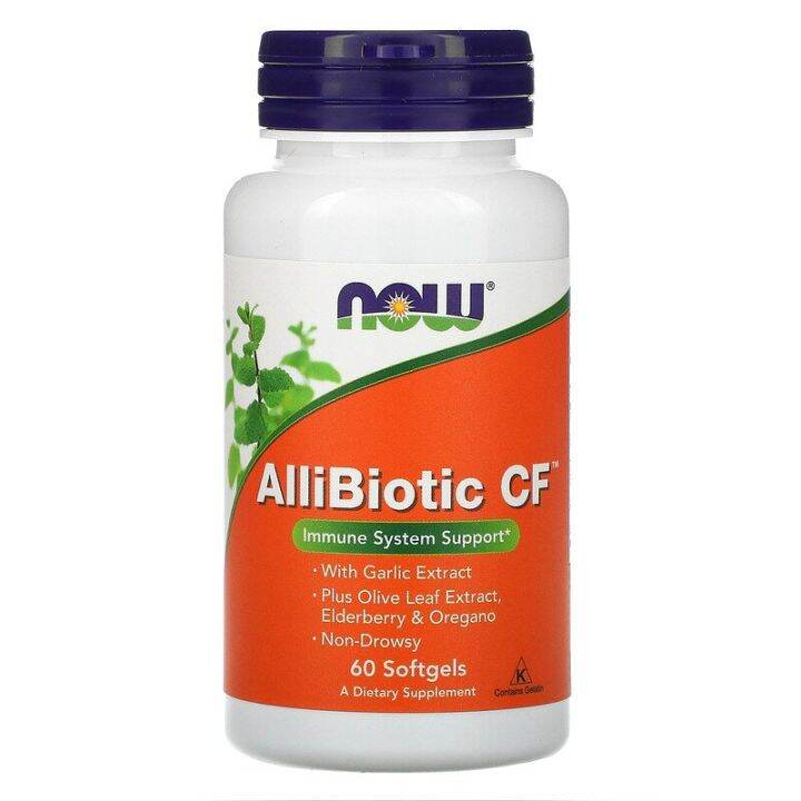 Now Foods, AlliBiotic CF, 60 Softgels | Lazada PH
