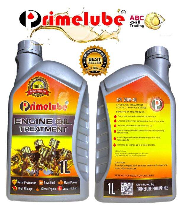 Primelube ENGINE OIL TREATMENT API 20w40 1000ml | Lazada PH