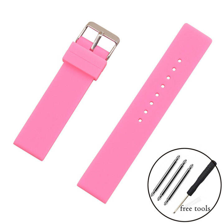 Dây Đeo Đồng Hồ Cao Su Mềm 12Mm 14Mm 16Mm 18Mm 20Mm 22Mm 24Mm Dây Đeo Silicon Chống Nước Dây Đeo ...