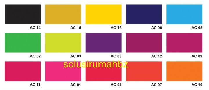 cat per 100g repack POSTER SCOTLIGHT jenis aga warna pilih nyala ...