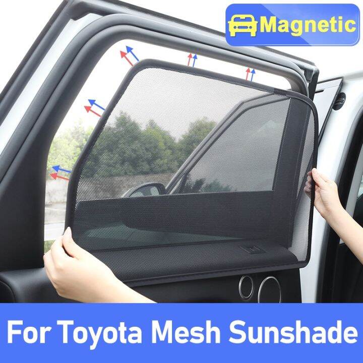 CX Magnetic Car Window Sunshade for Toyota Camry Vellfire HIACE ...