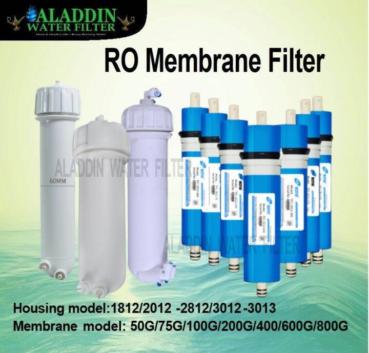 HID RO Membrane Replacement Filter With Housing / 50,75,100,200,400 ...