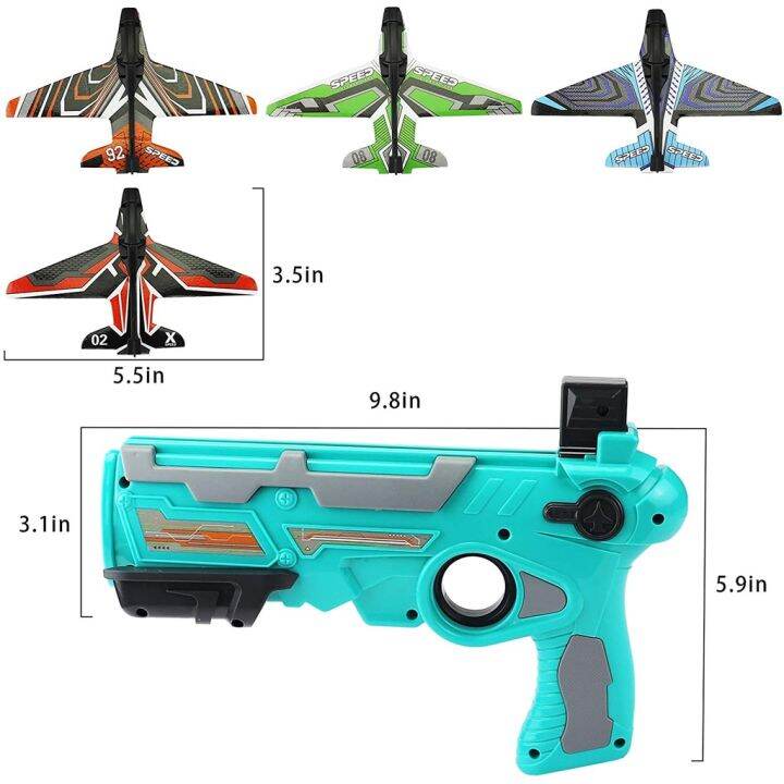 Air Battle Gun Bubble Plane Duel Boy Toy Catapult Continuous Air Toys ...