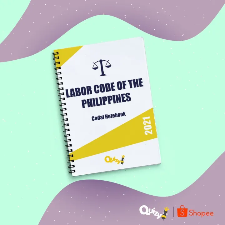 (2-in-1 Codal Law&Notebook) Labor Code of the Philippines | Lazada PH