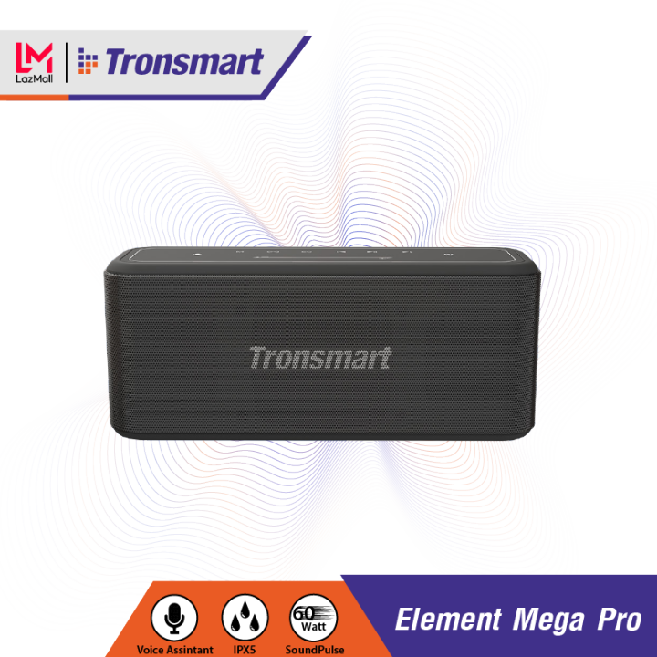 Tronsmart Element Mega Pro 60W Speaker SoundPulse ลำโพงบลูทูธ5.0หน้าจอ ...