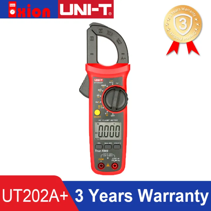 Original UNI-T UT210E/UT202A+ 400-600A Ditgital Current Clamp Meters ...