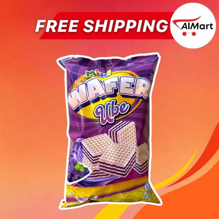 MINI UBE WAFER (180 GRAMS) | Lazada PH