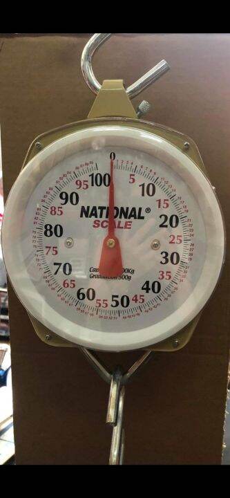 NATIONAL DIAL HANGING WEIGHING SCALE CAPACITY: 25kg, 50kg,100kg, 150kg ...
