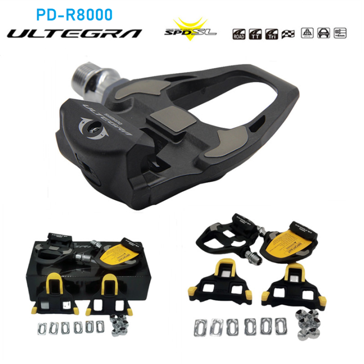Shimano Ultegra PD-R8000 carbon fiber road bike self-locking pedal SPD ...