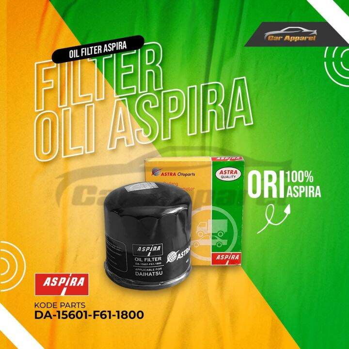 Oil Filter Feroza Zebra Espass Aspira DA-15601-F61 Filter Oli | Lazada ...