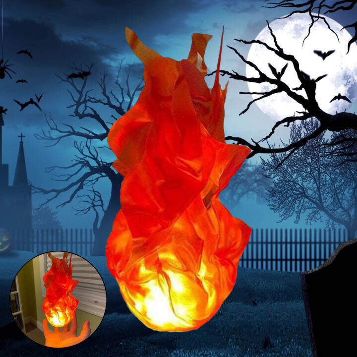 Mippos Halloween Floating Fireball Props Role-Playing Visualized Decor ...