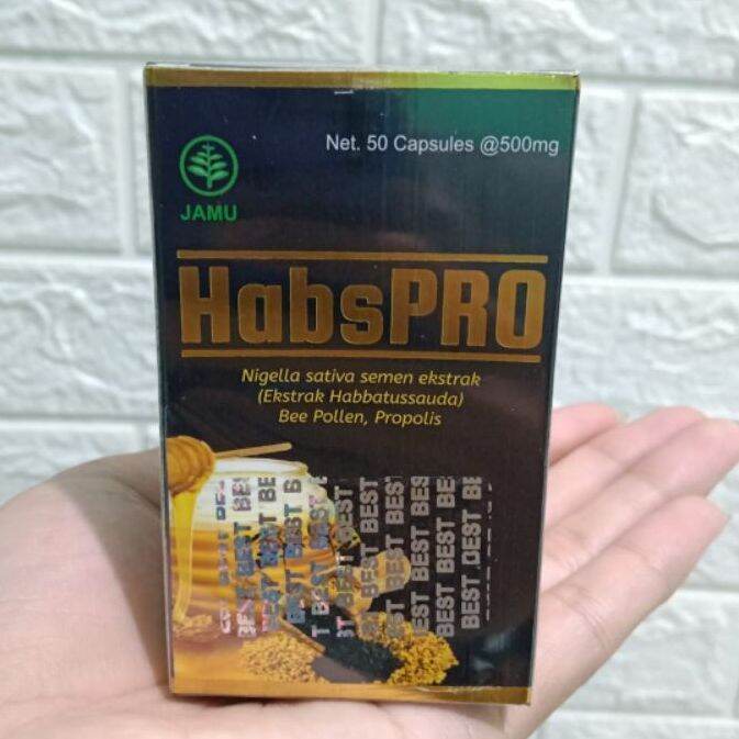 HabsPRO 1 Botol isi 50 Kapsul [TANPA HOLOGRAM] | Lazada Indonesia