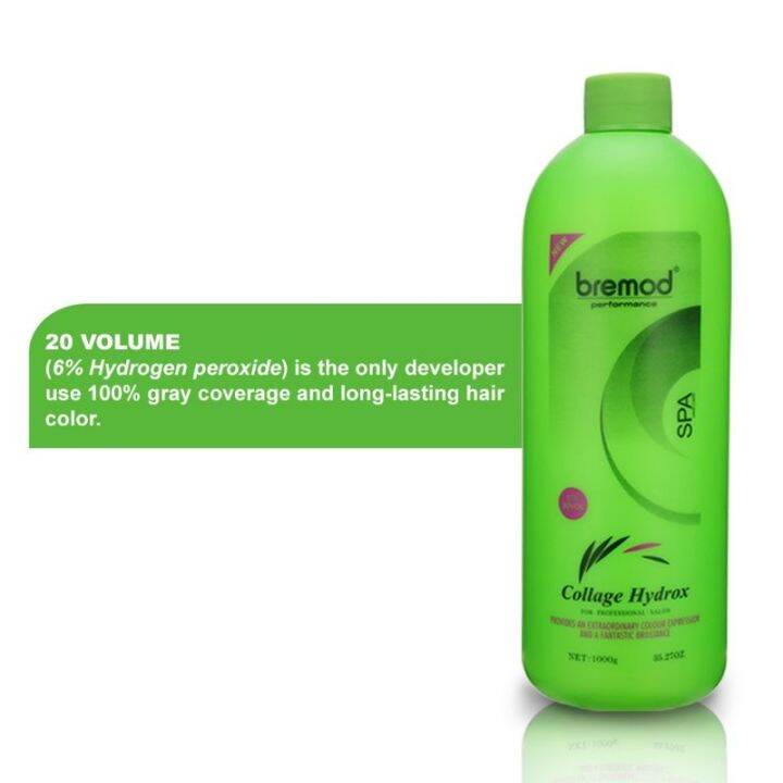 Bremod Oxi Peroxide Oxidizing Cream 1000ml (6%,9%,12%) | Lazada PH