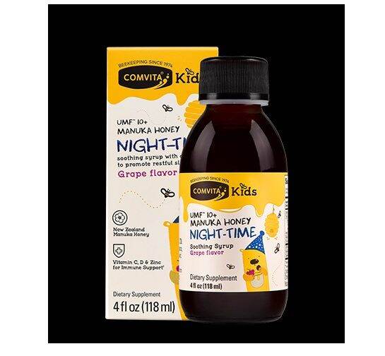 [PRE-ORDER] KIDS NIGHT-TIME SOOTHING SYRUP BY COMVITA - UMF 10+ MANUKA ...
