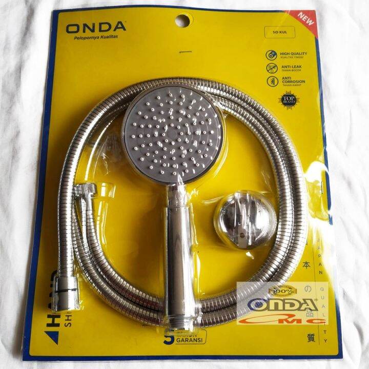 Hand Shower Mandi Flexible Hose Chrome New 1/2 Inch ONDA SO KUL ...
