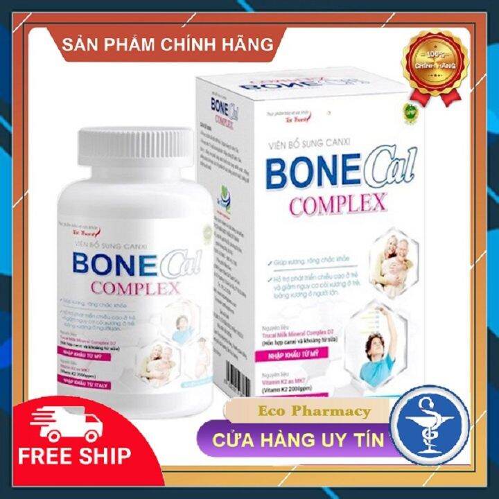 Viên uống canxi Bone Cal Complex viên uống phát triển chiều cao, bổ ...