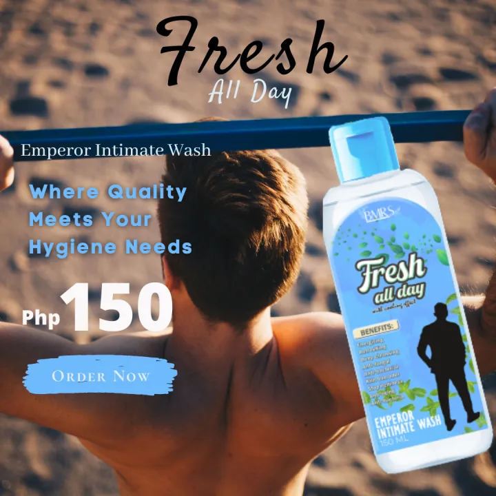 BMRS FRESH ALL DAY EMPEROR INTIMATE WASH 150 ML | 100% Authentic BMRS ...