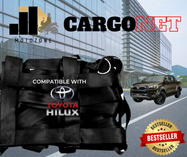 JD Motozone [TOYOTA HILUX] UNIVERSAL CARGO NET | Lazada PH