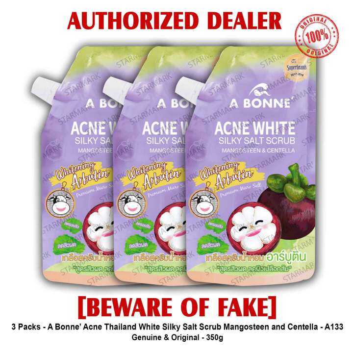 Abonne Acne White Silky Salt Scrub Mangosteen and Centella Abonne' A ...